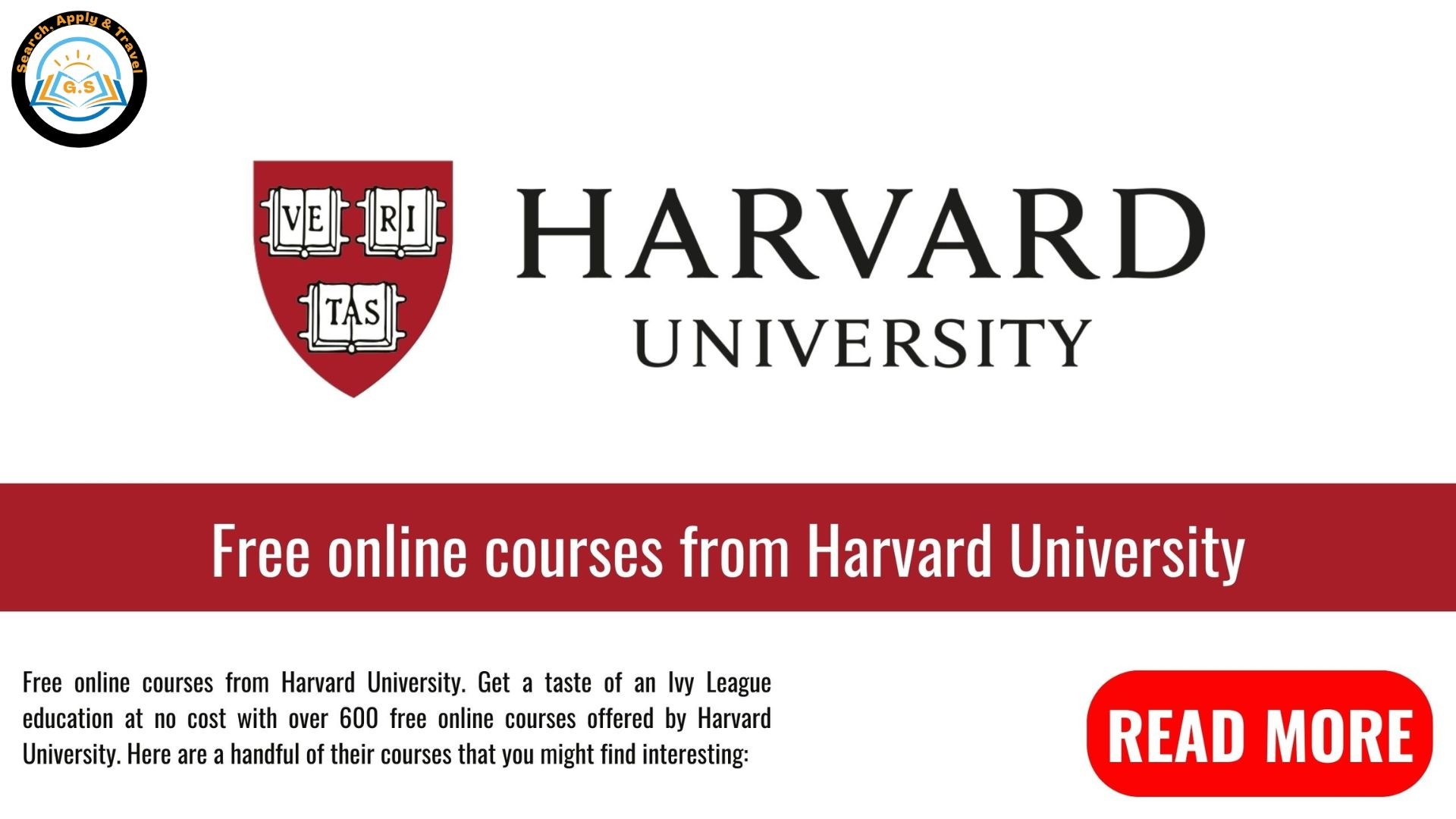 Free online courses from Harvard University - GrabScholarships
