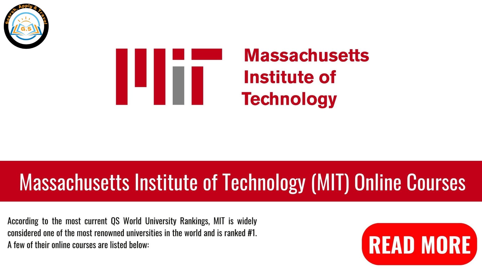 Massachusetts Institute of Technology (MIT) Online Courses ...