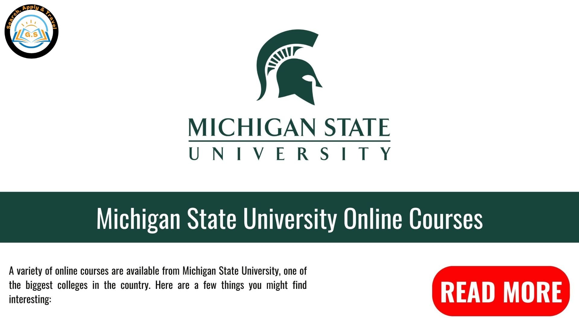 Michigan State University Online Courses - GrabScholarships