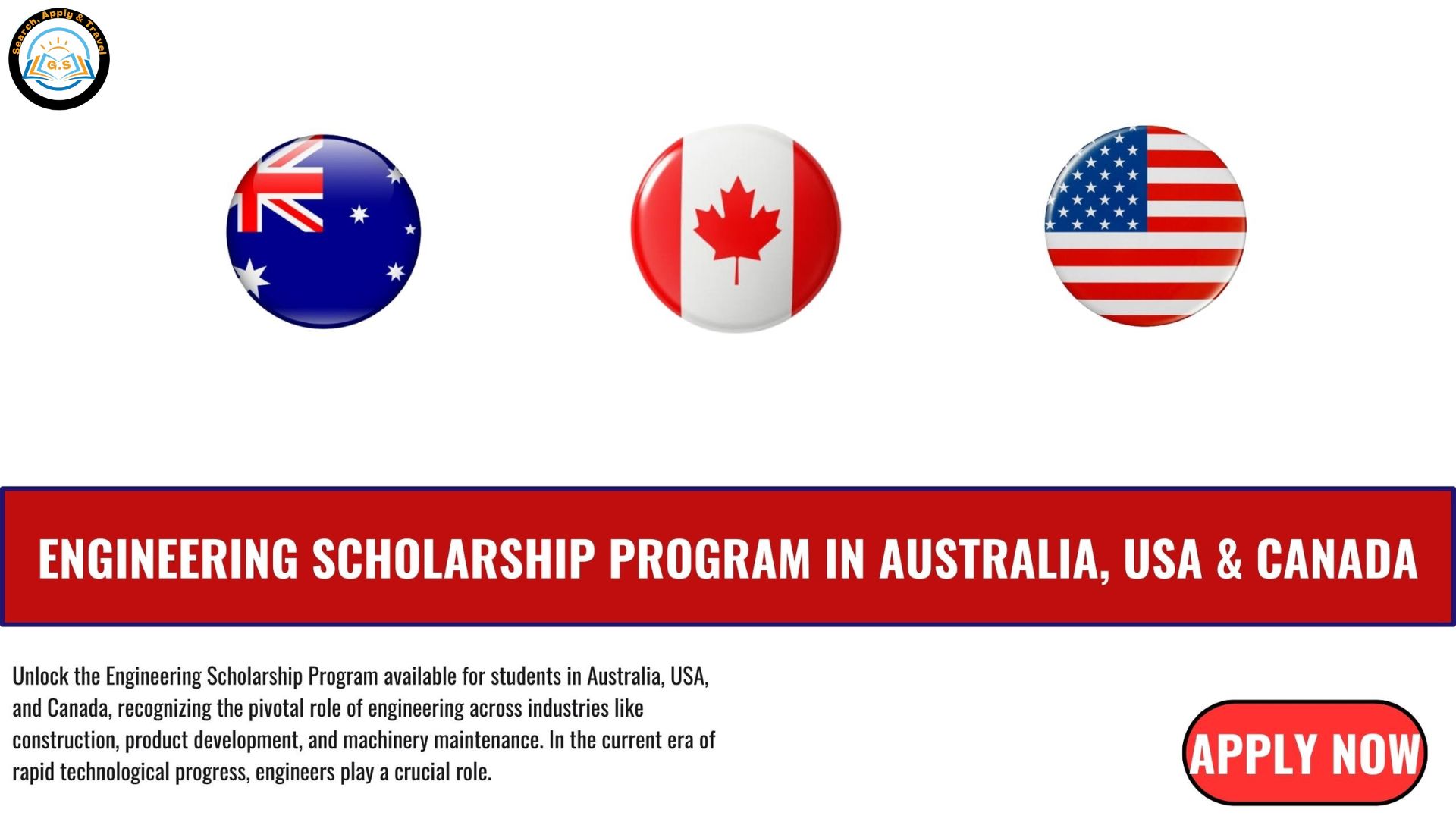 Engineering Scholarship Program in Australia, USA & Canada ...