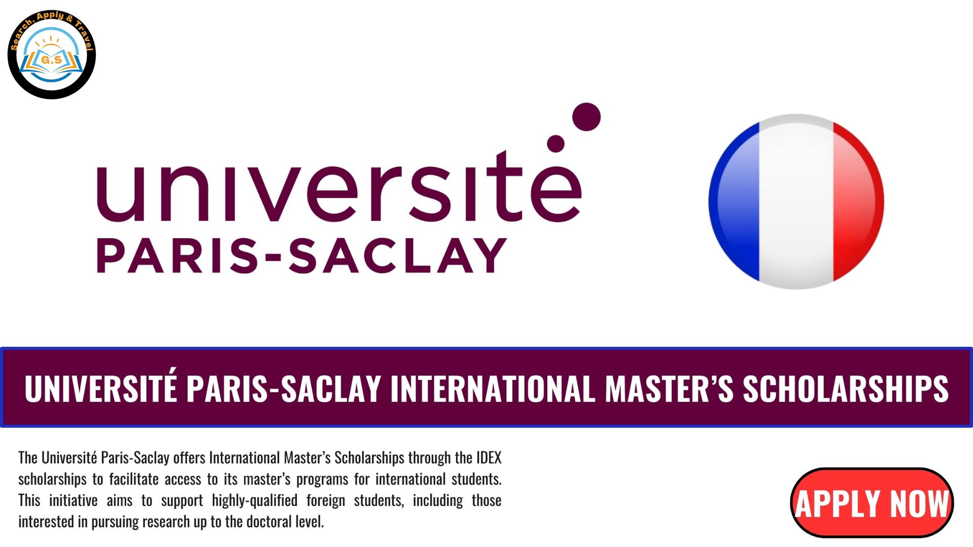 Université Paris-Saclay International Master’s Scholarships ...