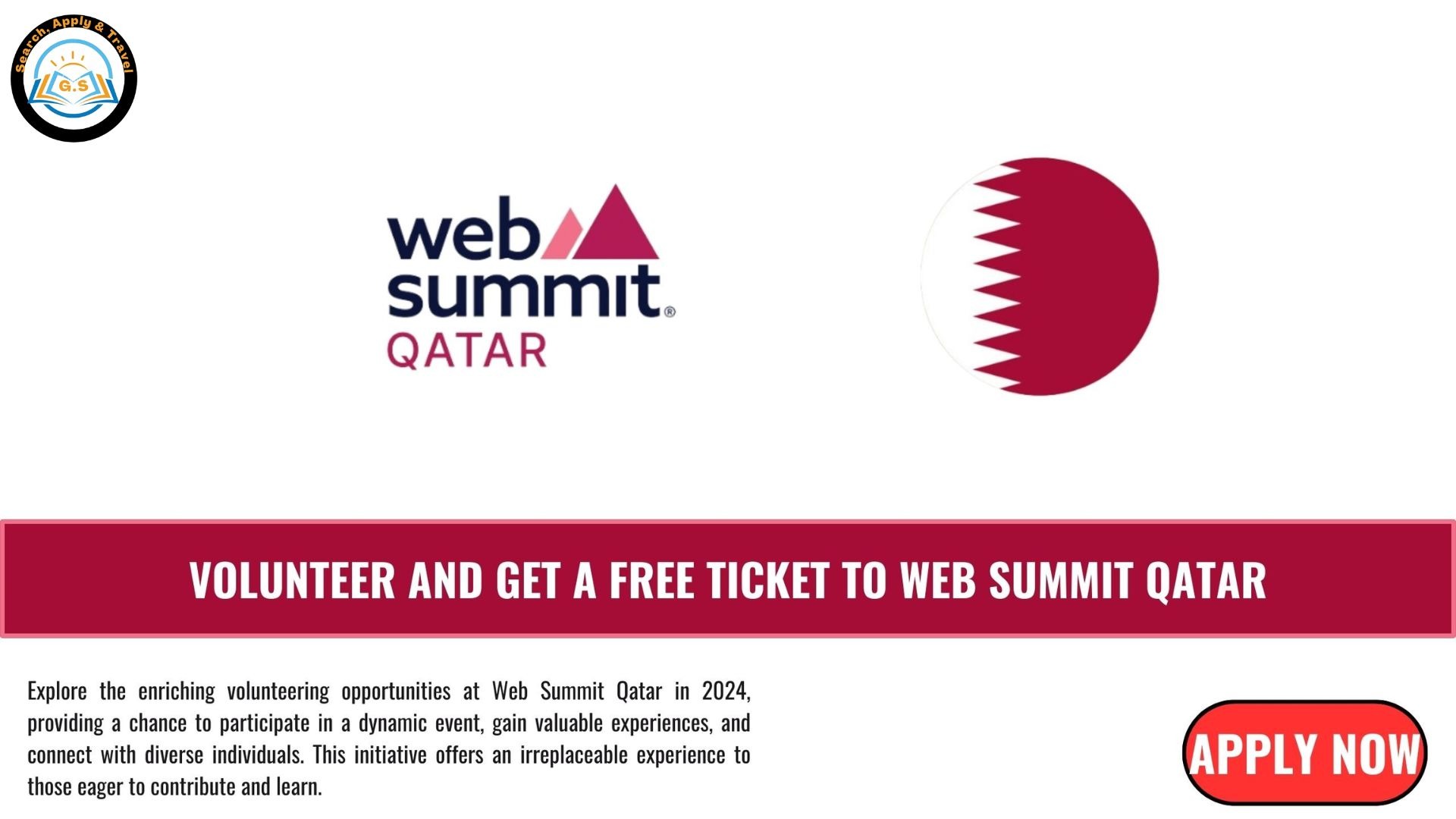 Volunteer and get a free ticket to Web Summit Qatar - GrabScholarships