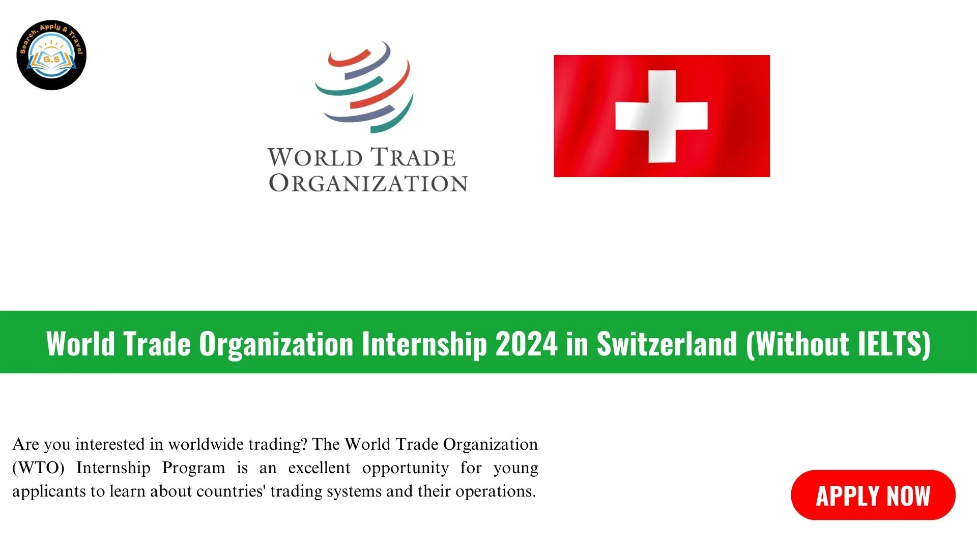 World Trade Organization Internship 2024 in Switzerland (Without IELTS) - GrabScholarships
