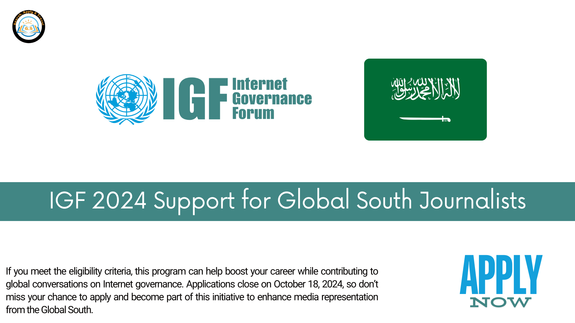 IGF 2024 Support for Global South Journalists - GrabScholarships