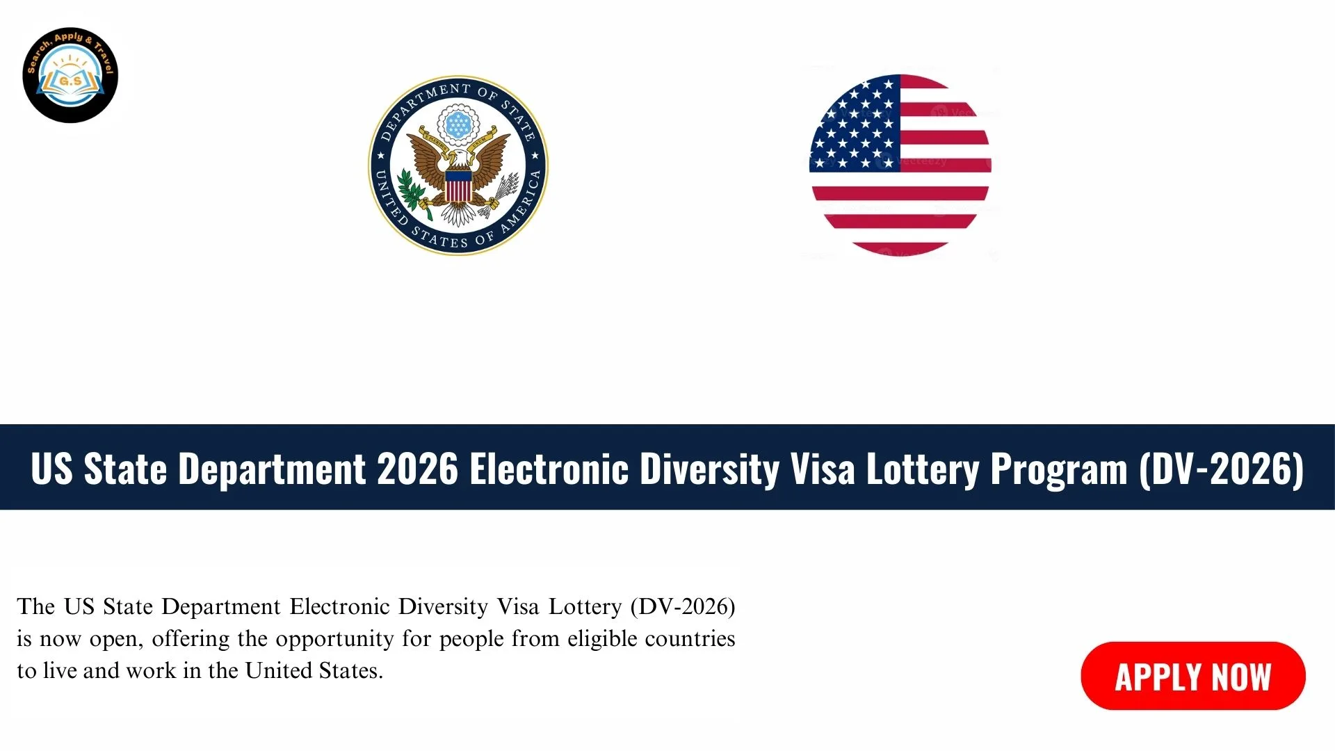 US State Department Electronic Diversity Visa Lottery (DV-2026 ...