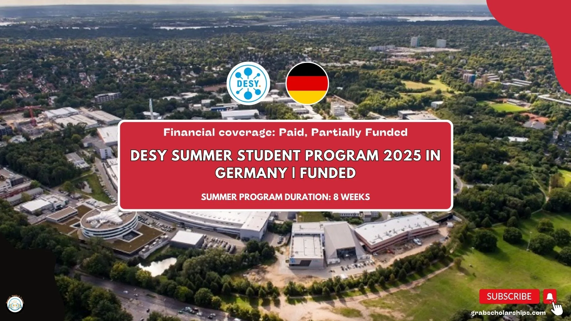 DESY Summer Student Program 2025 in Germany | Funded - GrabScholarships