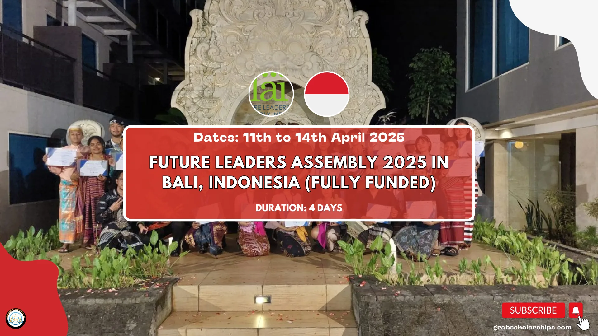 Future Leaders Assembly 2025 in Bali, Indonesia (Fully Funded ...