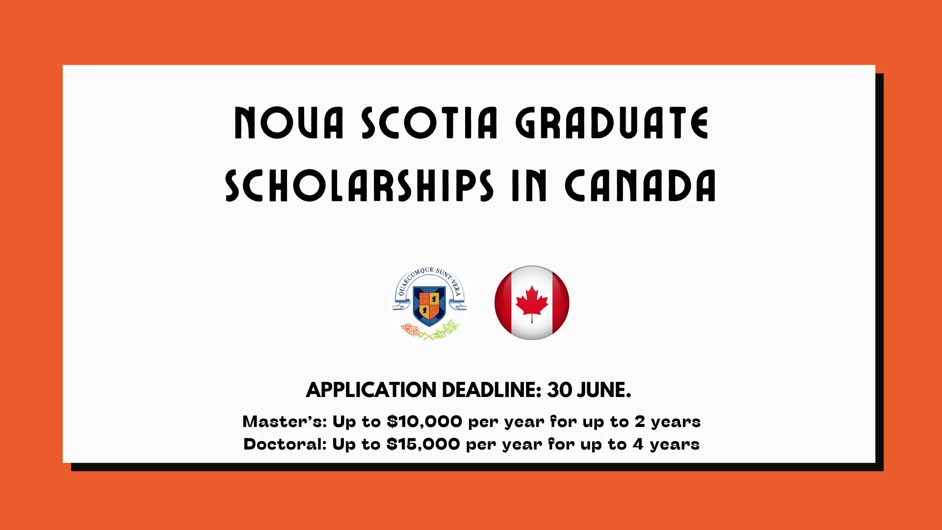 Nova Scotia Graduate Scholarships in Canada - GrabScholarships