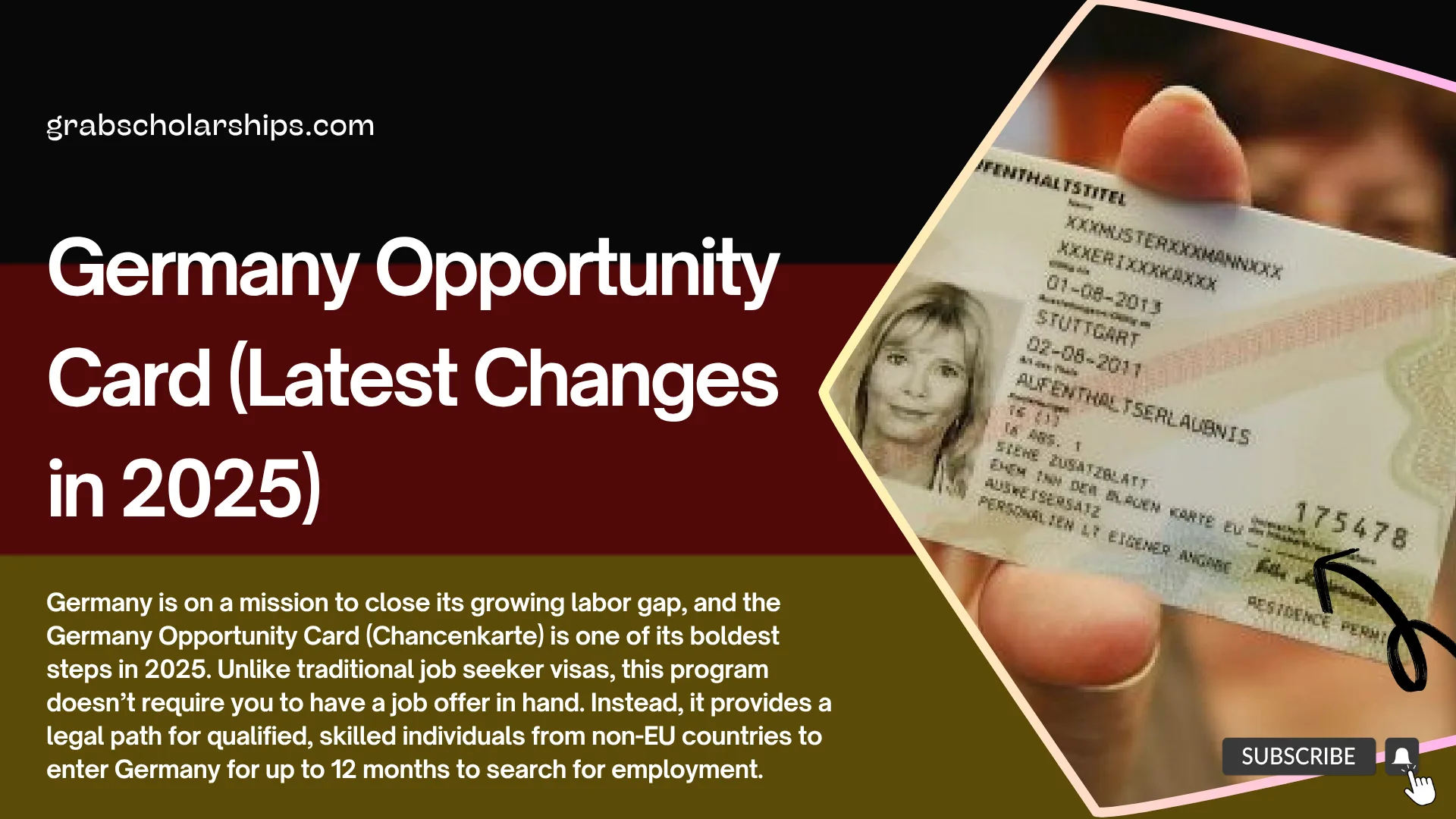 Germany Opportunity Card (Latest Changes in 2025): A Complete Guide for ...